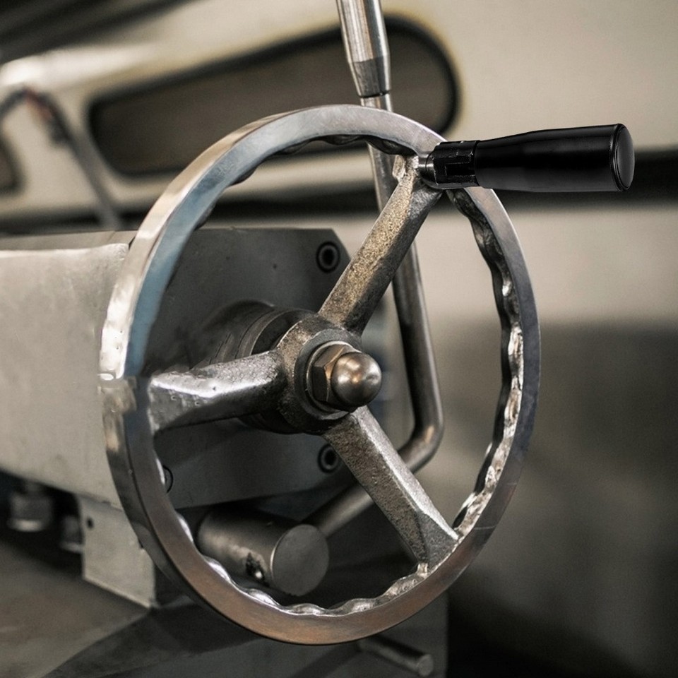 2 Pcs Lathe Hand Wheel Folding Crank Handle Handwheel Grip Revolving ...