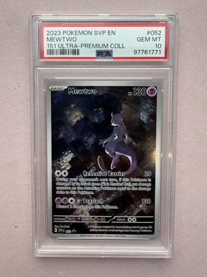 Mewtwo 052 Sv: Scarlet & Violet Promo Cards Holo PSA 10 English 2023 | eBay