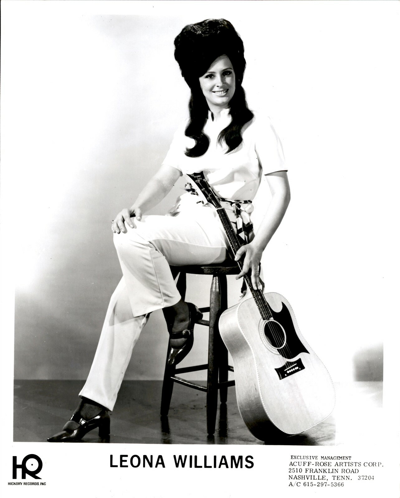 LG907 1971 Original Photo LEONA WILLIAMS Country Music Vocalist ...