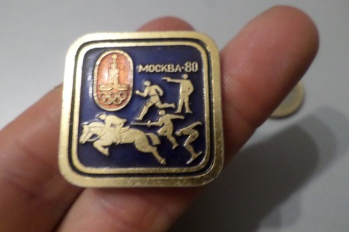 pin broche badge MOCKBA Moscou russie jo 1980 olympics games значок ...