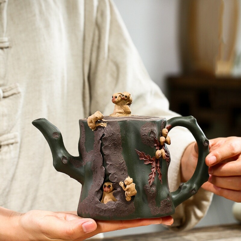 Full Handmade Tea Pot Marked Original Ore Real Yixing Zisha Clay ...