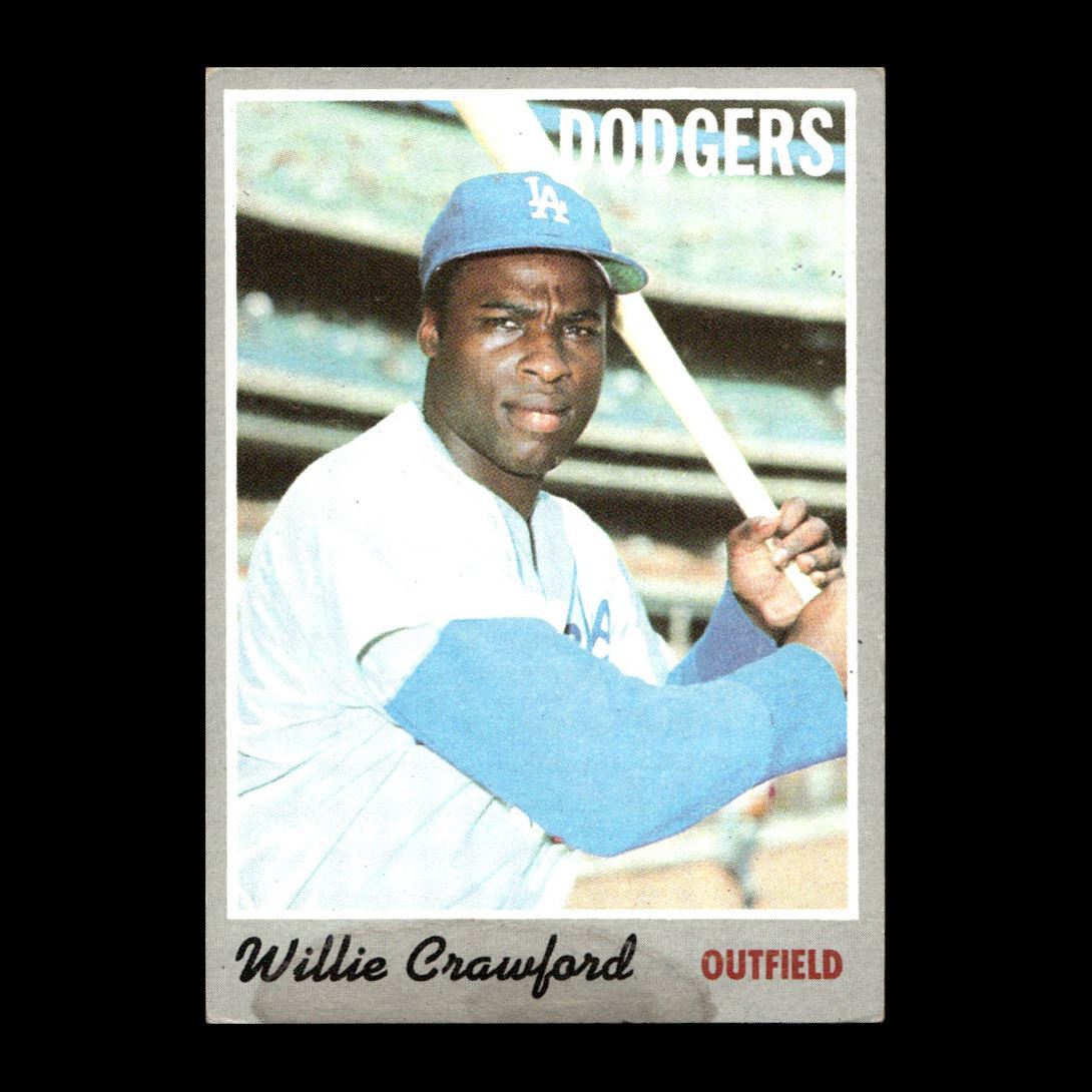 Willie Crawford 1970 Topps Los Angeles Dodgers #34 Nice! | eBay