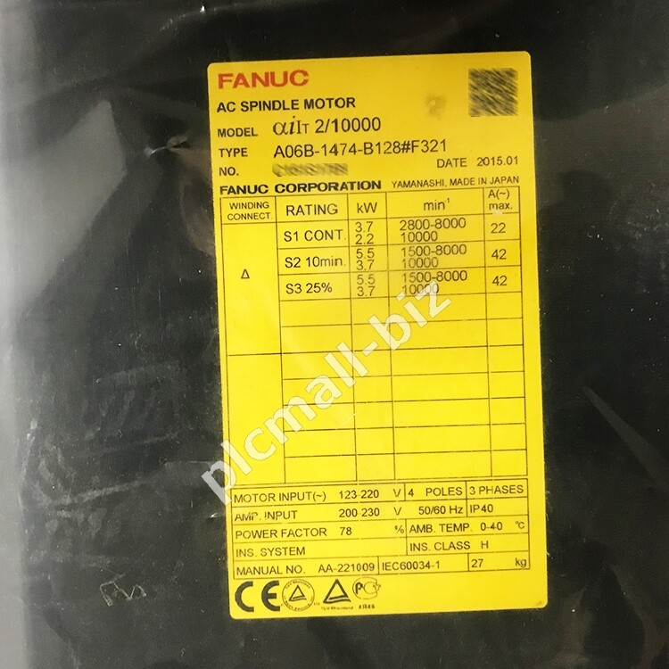 1pcs for FANUC A06b-1474-b128#f321 Servo Motor One Year for sale online ...
