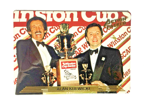 HOF'ers ALAN KULWICKI & RICHARD PETTY 1993 Action Packed INSERT Racing ...