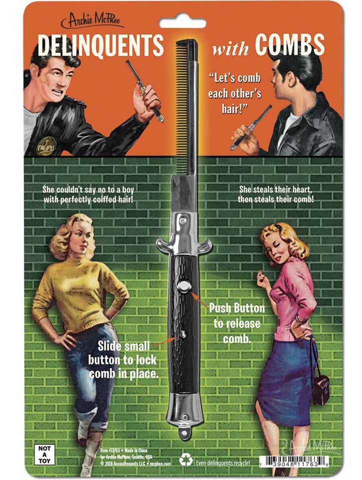 SWITCHBLADE COMB - Novelty Fun Gag Gifts | eBay