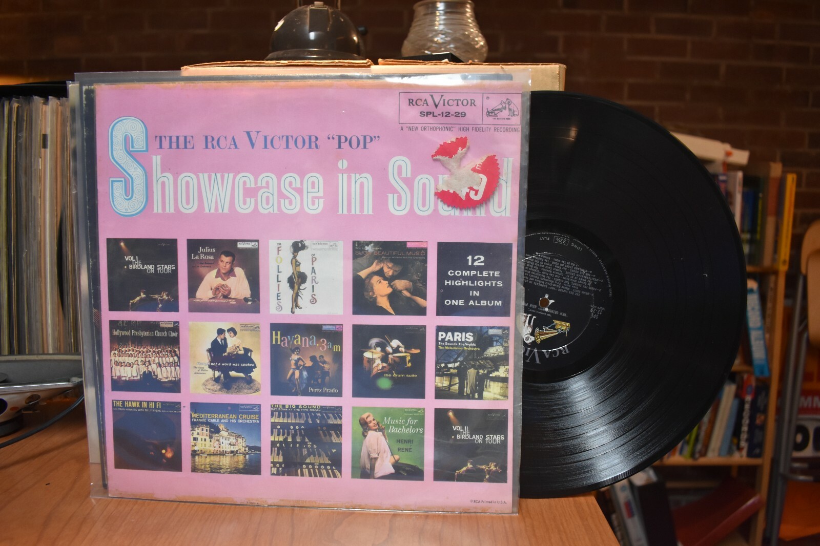Prado Rene RCA Victor “Pop” Showcase in Sound LP RCA Mono *no booklet ...
