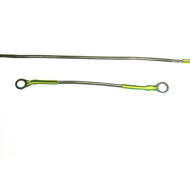 Braided Earth Strap 15A Grounding Flexible Wire 100mm M2.5-M10 00124701 ...