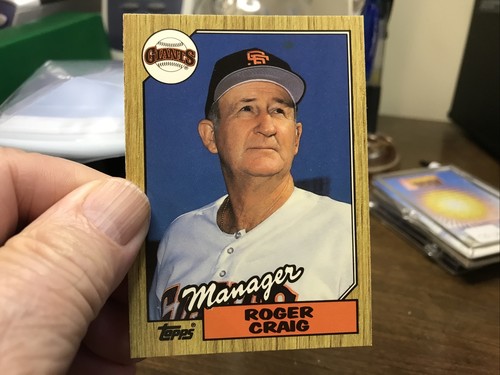 1987 Topps Tiffany Parallel # 193 ROGER CRAIG | eBay