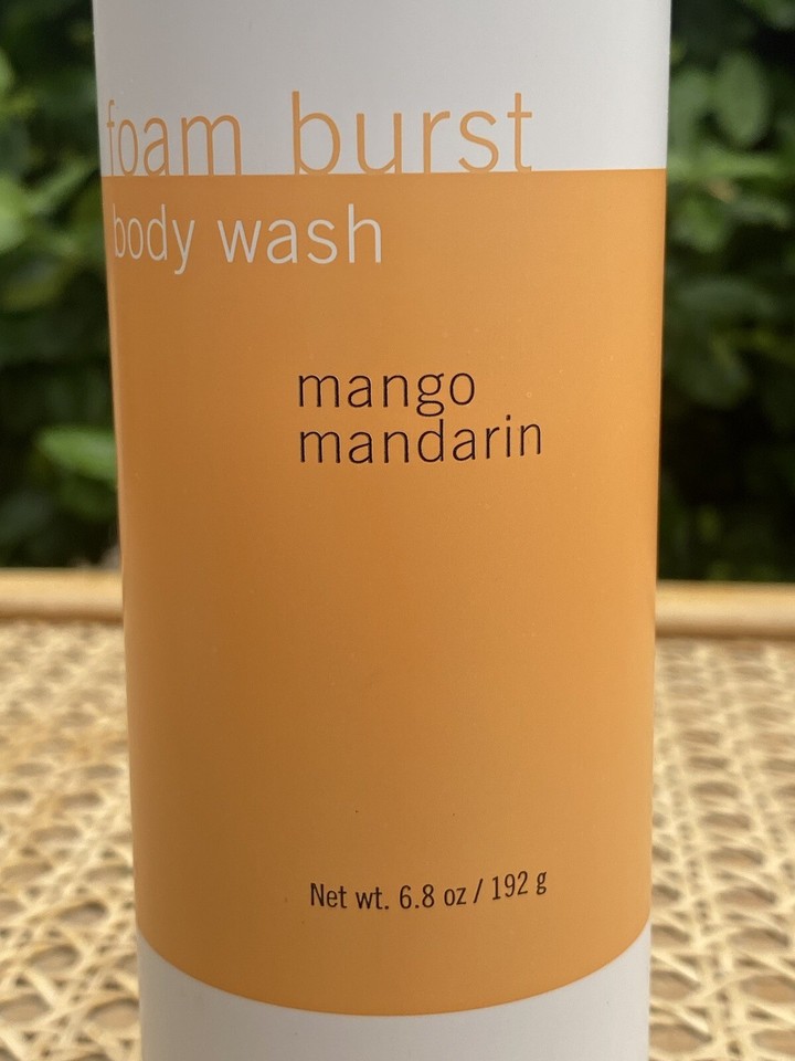 Bath and Body Works Foam Burst Body Wash Mango Mandarin 6.8 oz RARE | eBay