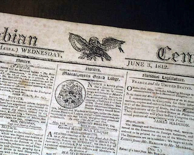 Declaration Of War 1812