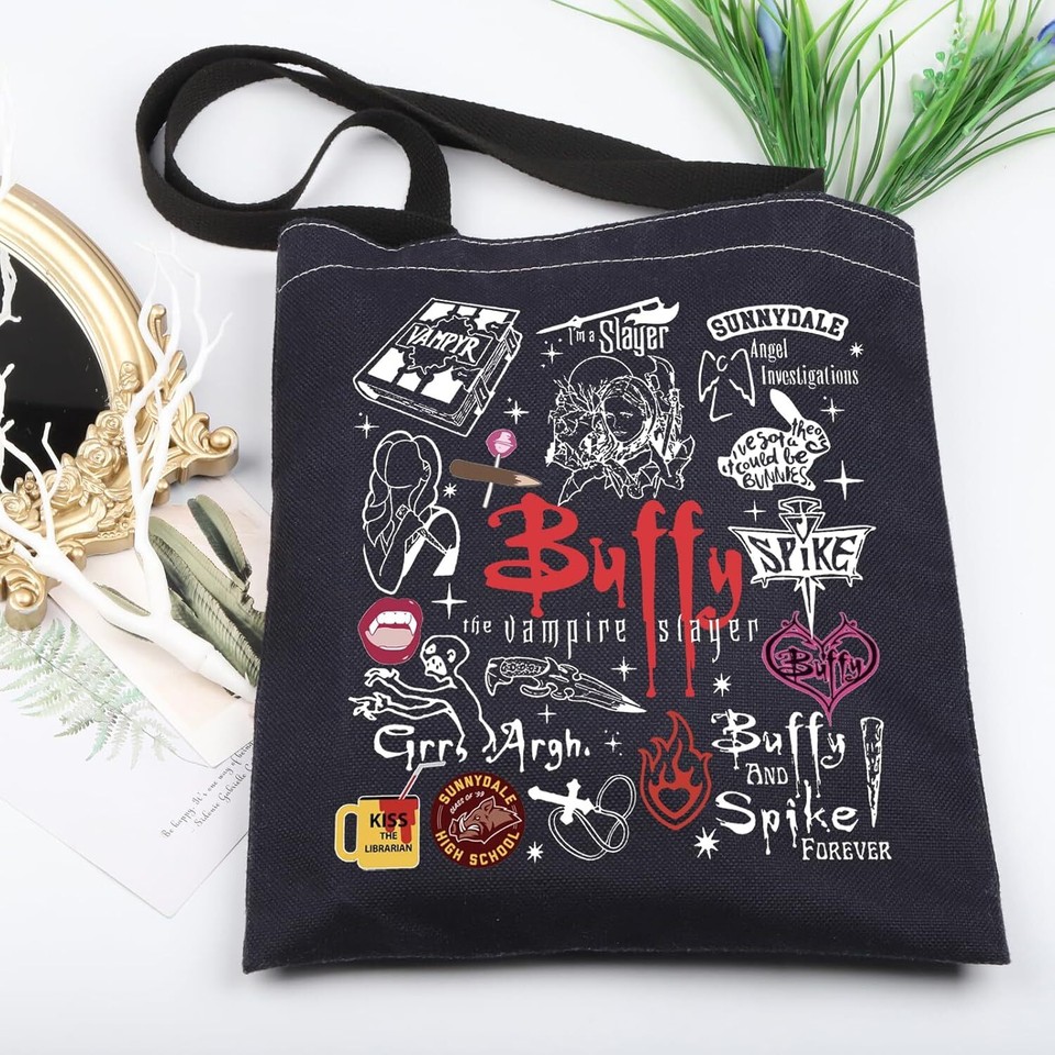 KUIYAI BTVS Merchandise Inspired Tote Bag Buffy the Vampire ...