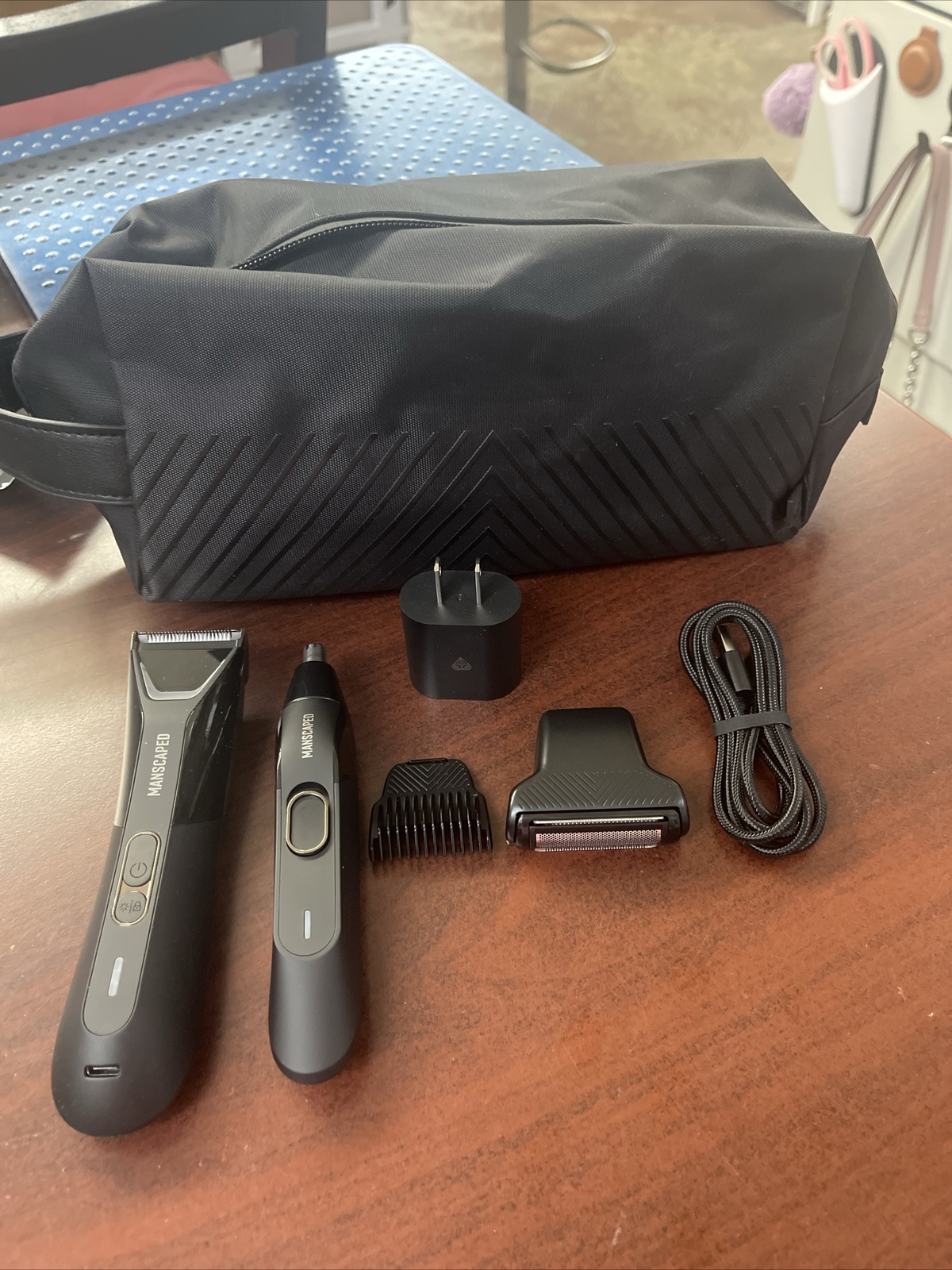 MANSCAPED The Lawn Mower 5.0 ULTRA Groin & Body Hair Trimmer, Nose ...