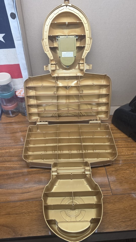 1980s Vintage Star Wars C-3PO & Darth Vader Action Figure Storage Cases ...
