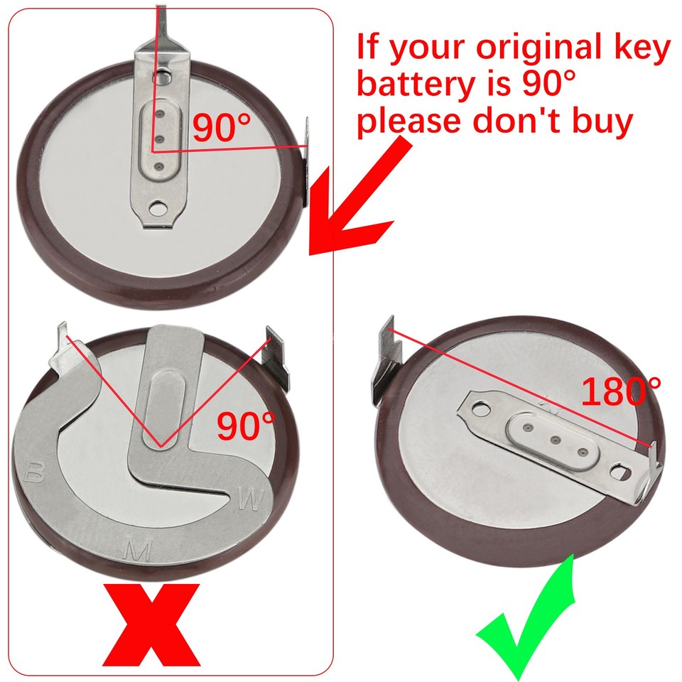 Remote Key Fob Panasonic VL2020 Battery for BMW 3 5 7 series Mini ...
