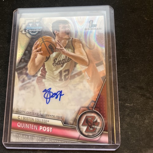 2023-24 Bowman U Chrome Prospect Lava Refractor 25/199 Quinten Post ...