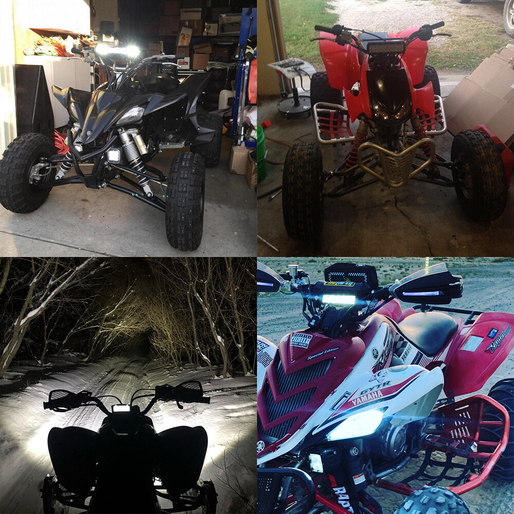 ATV LED Headlight Light Bar Kit For Honda Big Red ATC 100 200 Plug-N ...