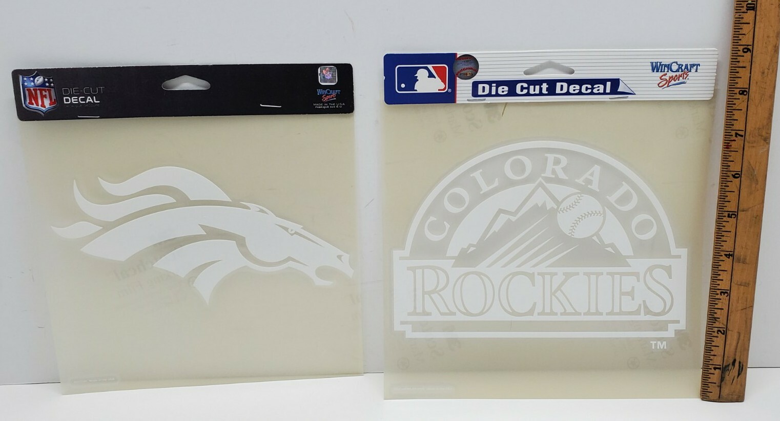 4 Colorado Sports Fan Diecut Decal Sticker Lot Avalanche Broncos ...