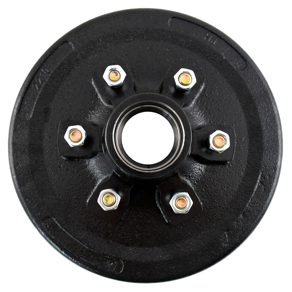 Trailer 6 Lug Hub Drum Kit 6 on 5.5"12X2 For 5200-6000 lbs Axle - 22003 ...