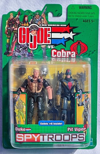 Night Force DUKE & PIT VIPER Two Pack — GI Joe Spy Troops 2003 Hasbro ...