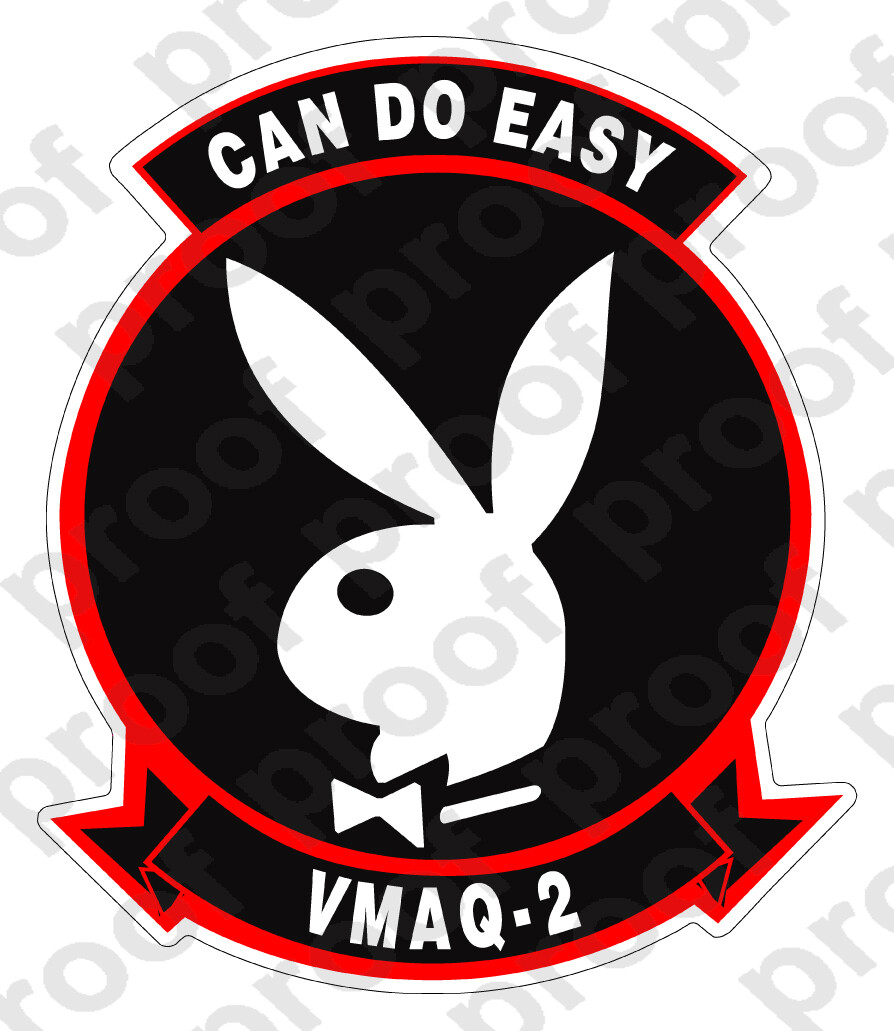 STICKER USMC UNIT VMAQ - 2 COL EASY USMC Lisc # 20187 | eBay