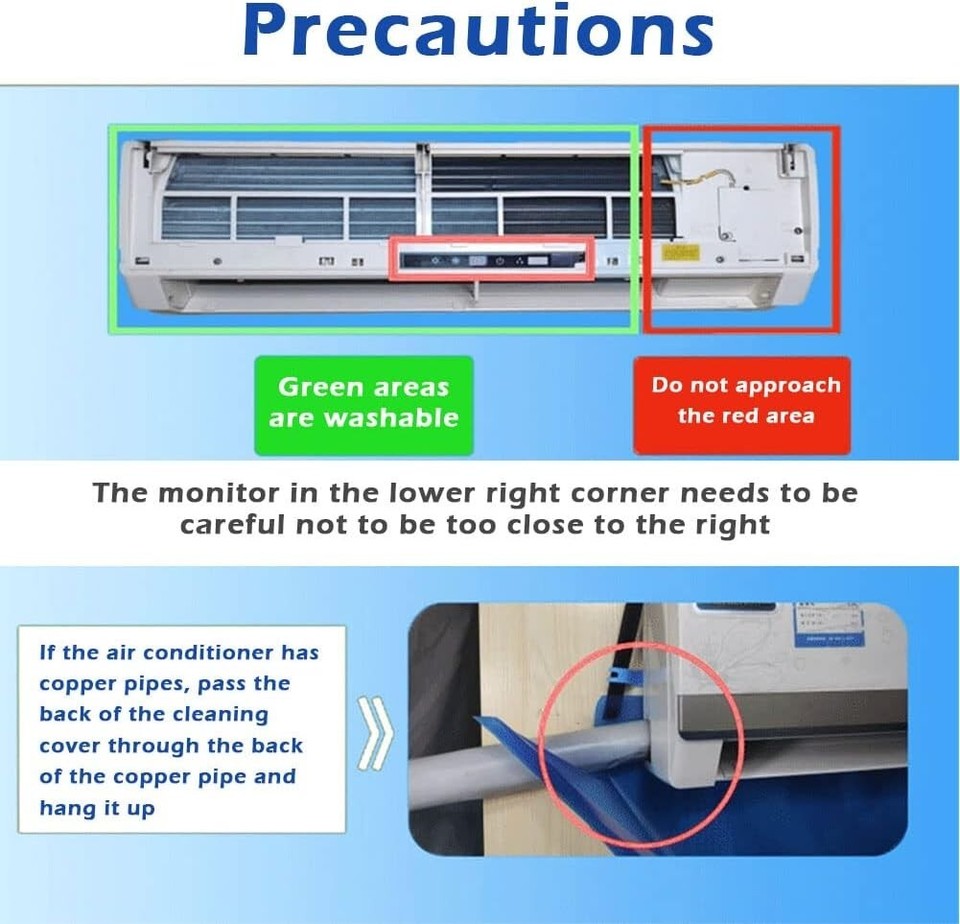 Mini Split Cleaning Kit Air Conditioner Cleaning Kit Air Duct Cleaning ...