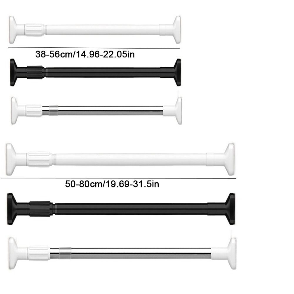 Telescopic Rods Shower Curtain Poles Stainless Steel Extendable Sticks ...