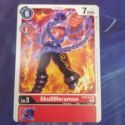 Digimon CCG New Awakening SkullMeramon BT8-014C | eBay
