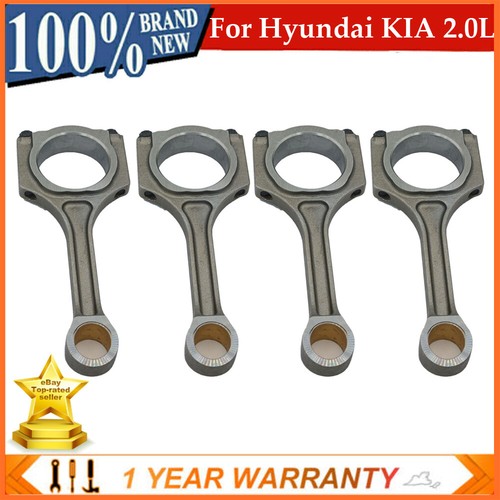 4pcs Connecting Rods 23510-23700 for Hyundai Elantra Tiburon Tucson 2 ...