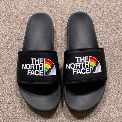The North Face Slides Men 12 Black Camp lll Pride Rainbow Comfort | eBay