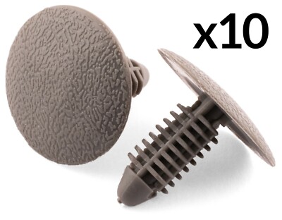 10x Trim Clips For Ford Fiesta Escort KA Focus Bonnet Hood Insulation ...