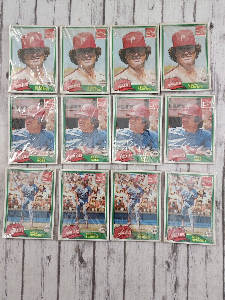 1981 Topps COCA-COLA Baseball Box Philadelphia Phillies 48 Unopened ...