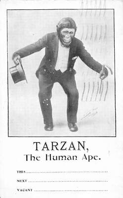 J73/ Entertainers Postcard c1930 Tarzan The Human Ape Side Show Act 227 ...