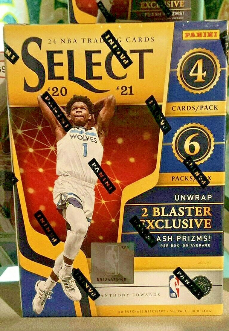 2021 Panini NBA Select Basketball Trading Card Blaster Box- Factory ...