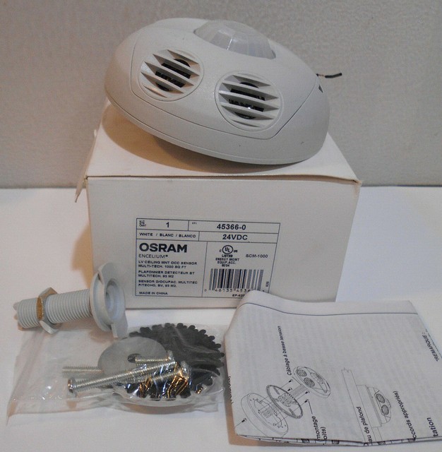 OSRAM Encelium Scm-1000 Dual-tech Ceiling Mount Occupancy Sensor 24v ...