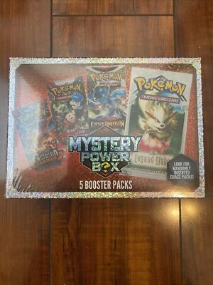 Pokemon 2024 Mystery Power Box 5 Booster Packs Chase Pack Chance! New ...