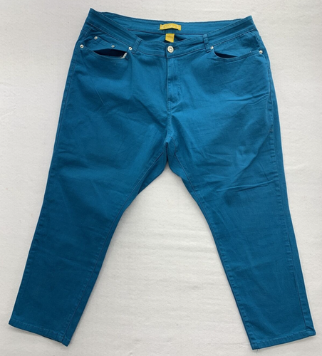 Dkin Womens Capri Shorts Size 22W Blue Embroidered Pocket Summer ...
