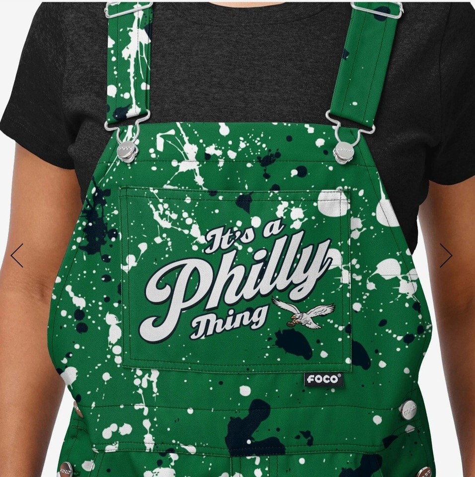Philadelphia Eagles Splatter Paint NFL OVERALLS | eBay