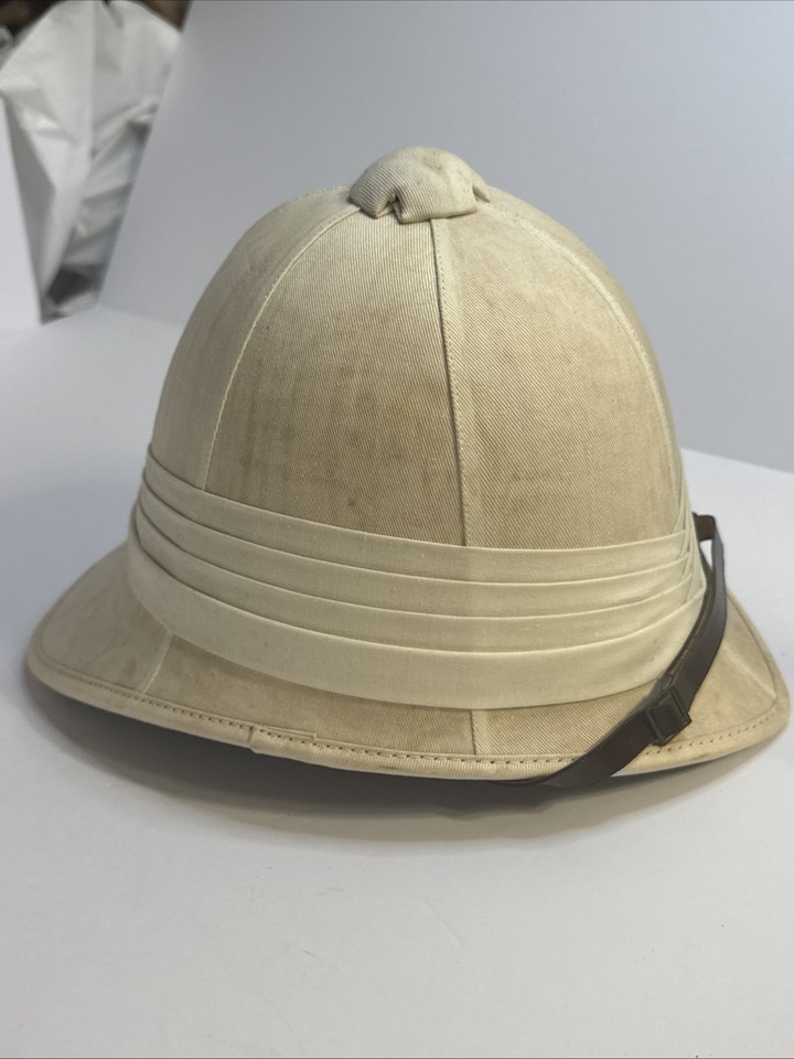 British WWII Era Pith Helmet Made In England with Liner | eBay