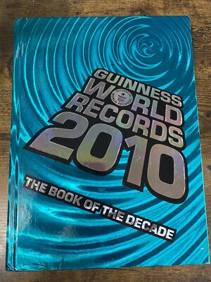 Vintage 2010 Guinness World Records The Book Of The Decade Hardcover ...
