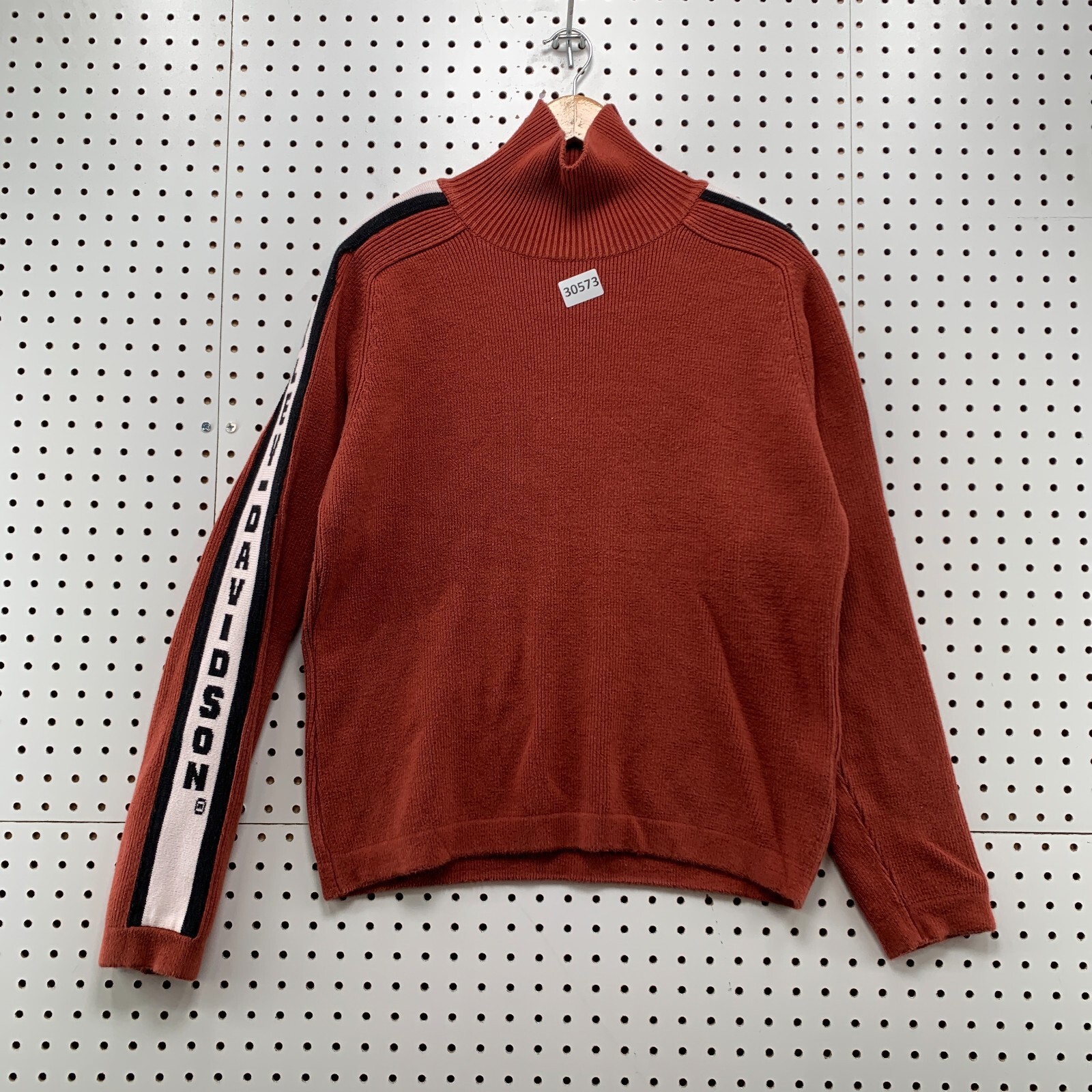 Harley Davidson Motorcycle Knit Sweater Womens XL Rus… - Gem