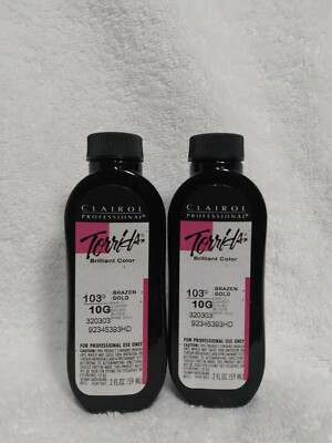 Clairol Professional Torrids 103G/10G Brazen Gold Hair color 2oz(2 ...