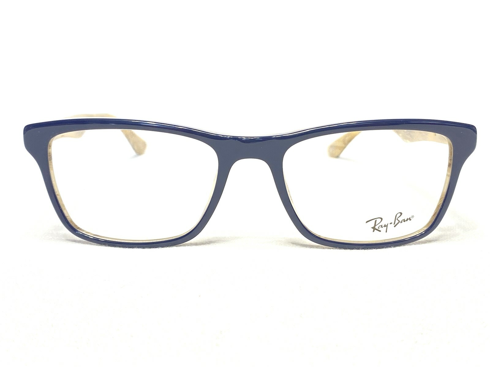 NEW Ray Ban RB5279 5131 Blue & Brown Marble Modern Eyeglasses Frames 53 ...