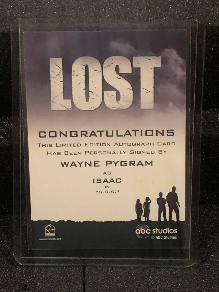 2010 Rittenhouse LOST: Archives Auto Wayne Pygram as Isaac Autograph | eBay