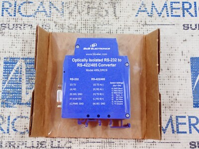New B&B Electronics 485LDRC9 Optically Isolated RS-232 To RS-422/485 ...