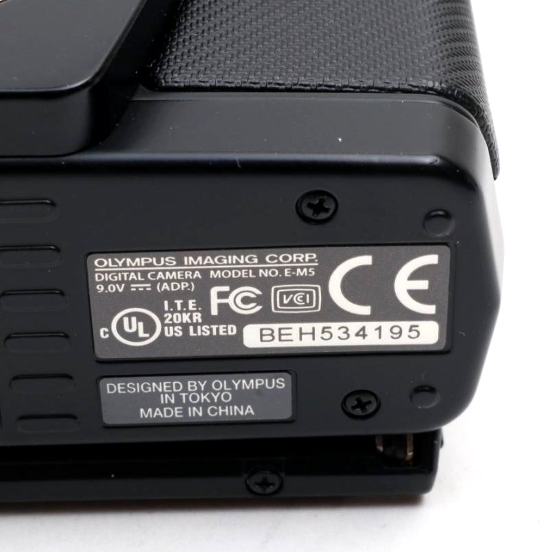 Olympus OM-D E-M5 Body Black Mirrorless SLR Camera Without Battery ...