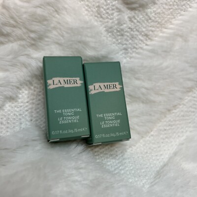 Lot 2: La Mer The Essential Tonic Deluxe Sample Sz .17oz 5ml Each New ...
