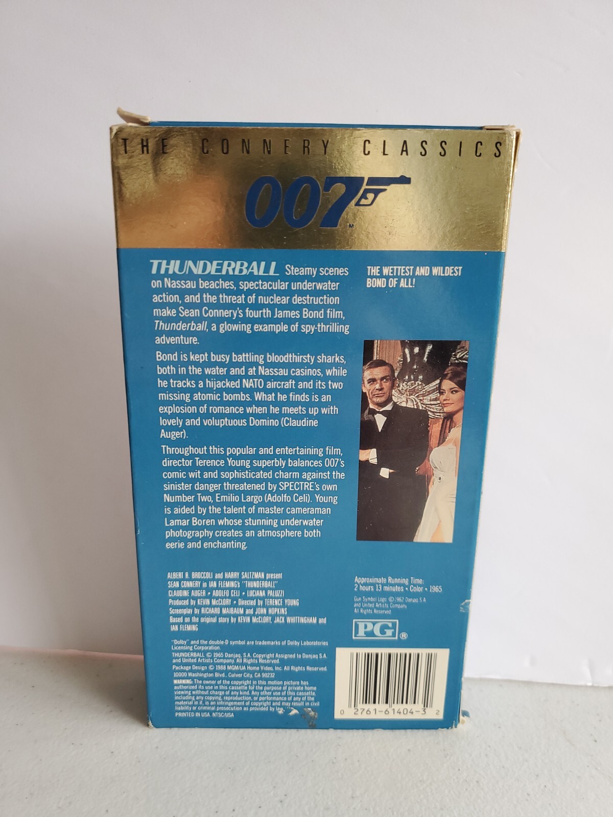 Thunderball VHS 007 James Bond Sean Connery 1965 MGM | eBay