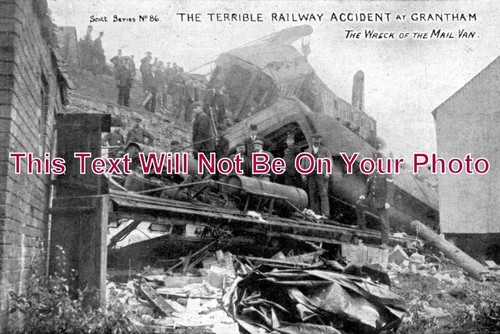 LI 239 - Mail Van Train Accident, Grantham Disaster, Lincolnshire 1906 ...