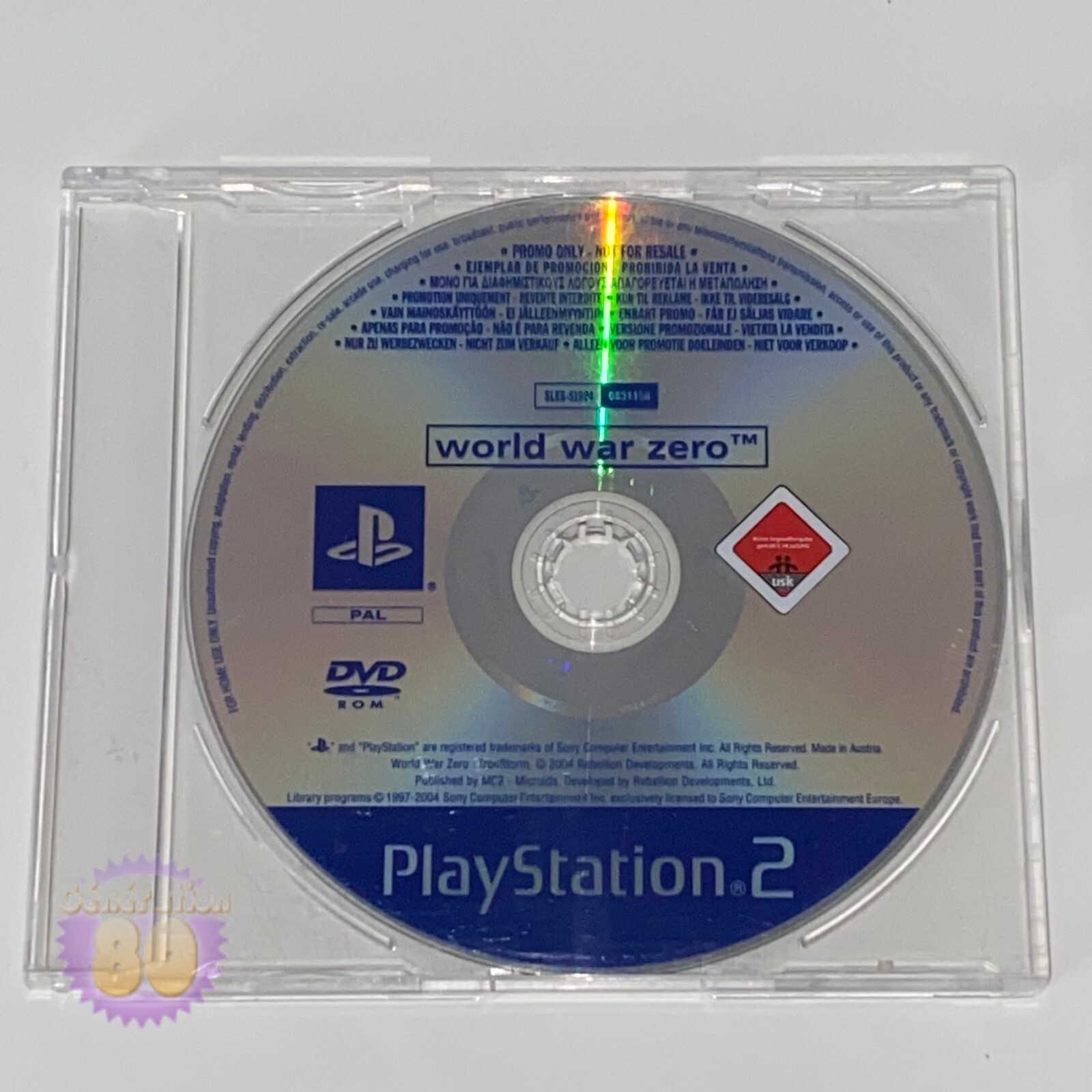 World War Zero PlayStation 2 PAL - Prix - Photo - Présentation