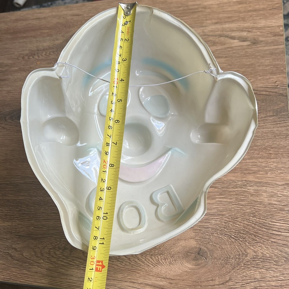 vintage plastic Halloween BOO mask ghost costume | eBay